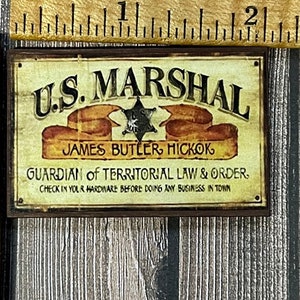 Retiring - Wood US Marshal Sign - This is Not Life Size. - Etsy
