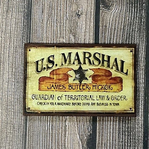 Us Marshal Badge - Etsy
