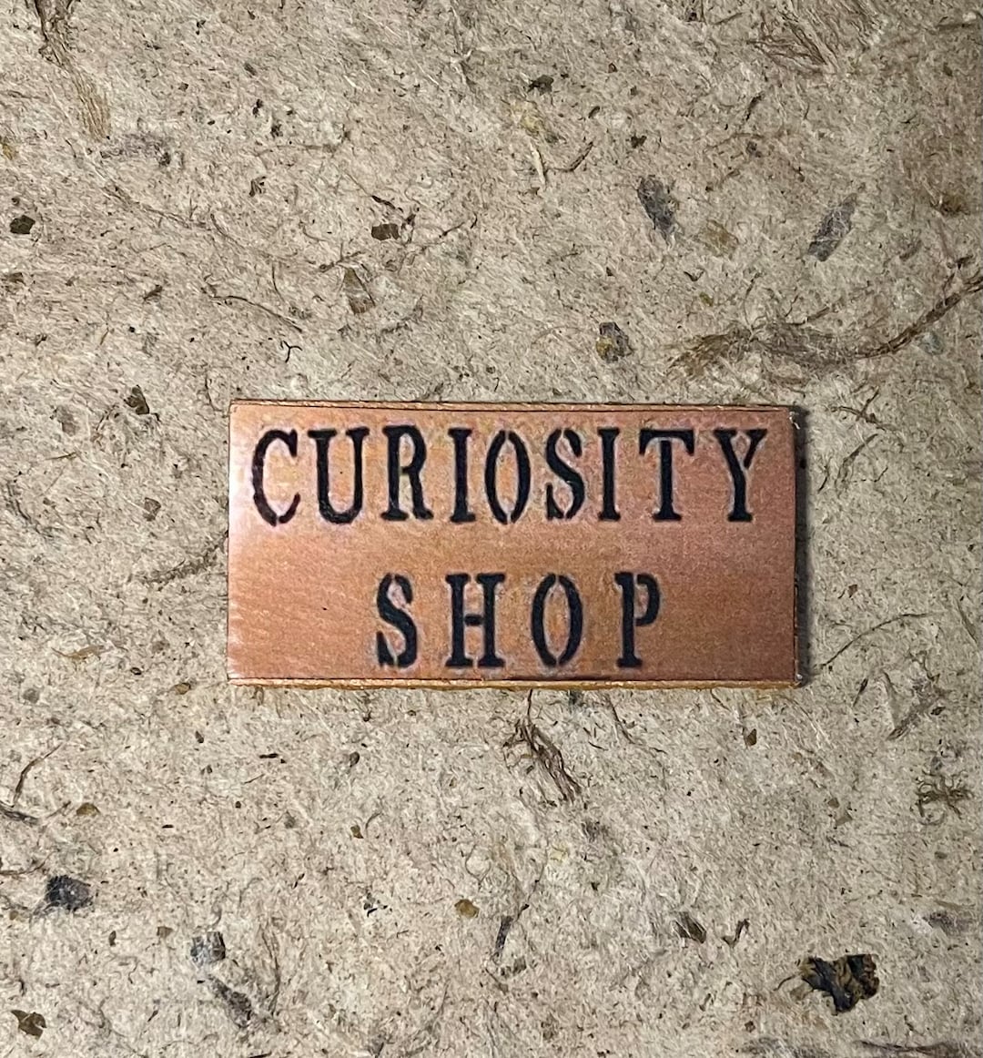 Wood Curiosity Shop Sign - This is Not Life Size - Etsy