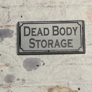 Wood Dead Body Sign This is Not Life Size. - Etsy