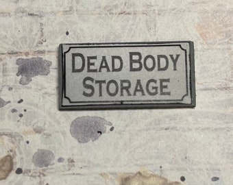 Dead Body Sign - Etsy