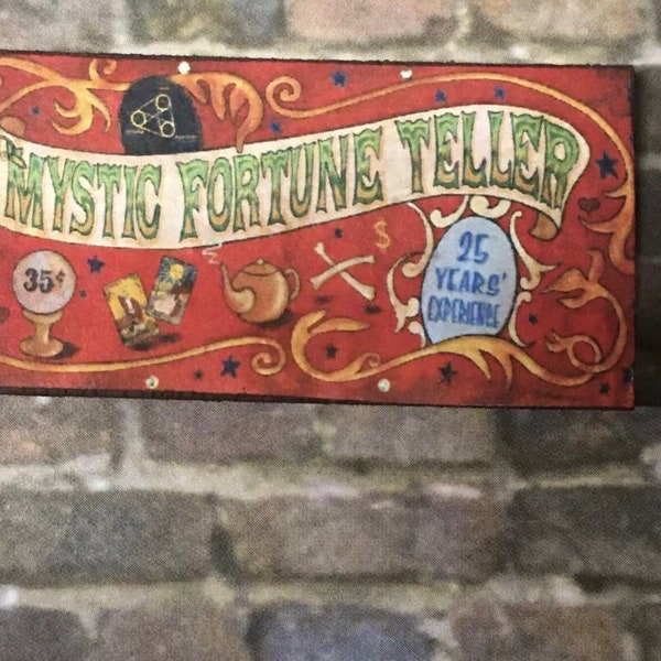 Fortune Teller Sign - Etsy