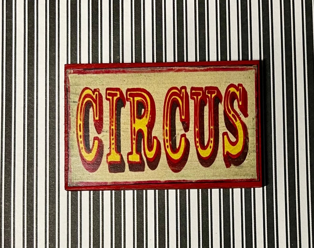 Circus Sign - This is Not Life Size. - Etsy