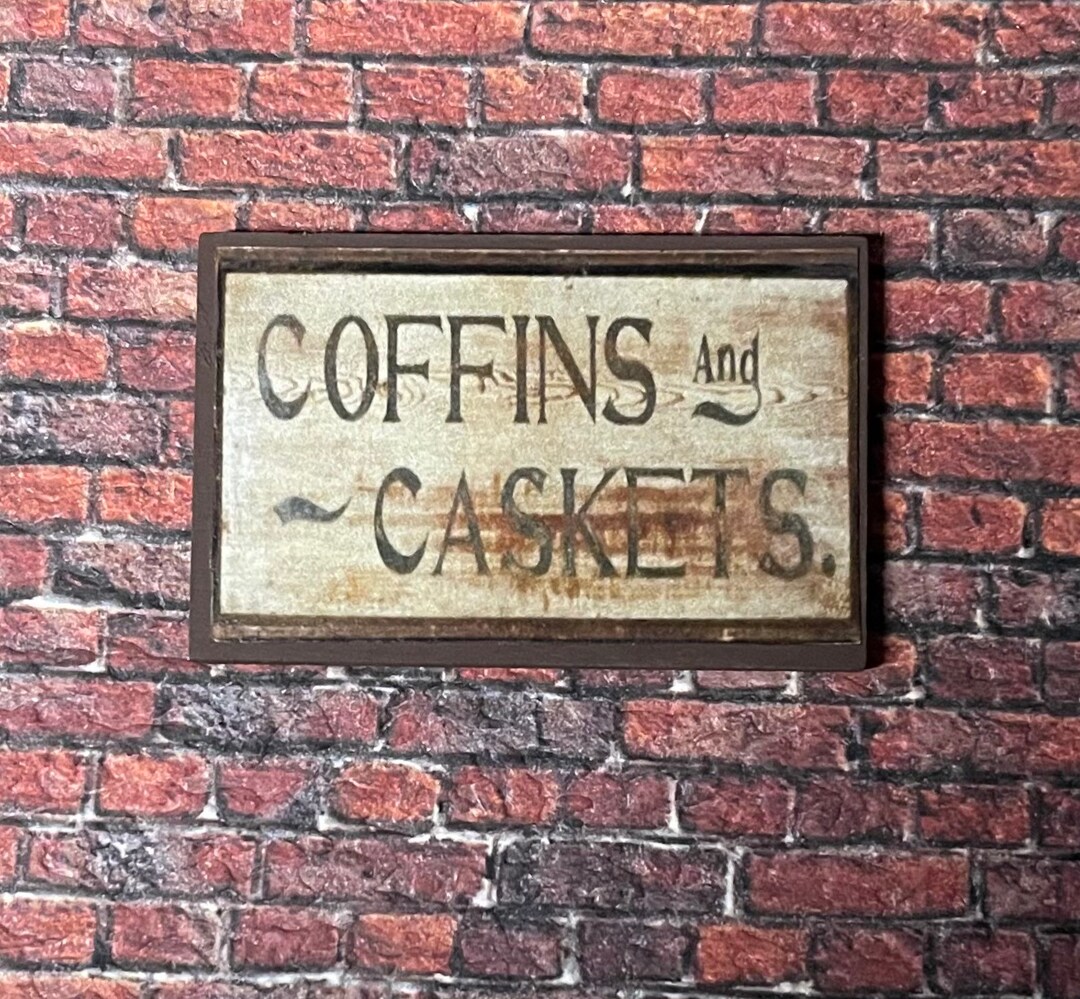 Wood large Coffins and Caskets Sign This is Not Life Size. - Etsy