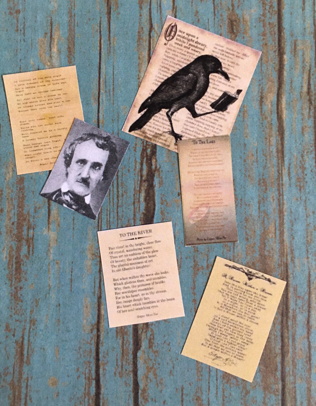 Best Seller - 6 Pc Edgar Allan Poe Desk & Wall Clutter - This is Not ...