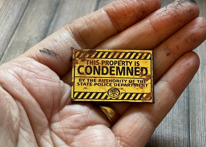 Best Seller Wood This Property is Condemned Sign This is - Etsy