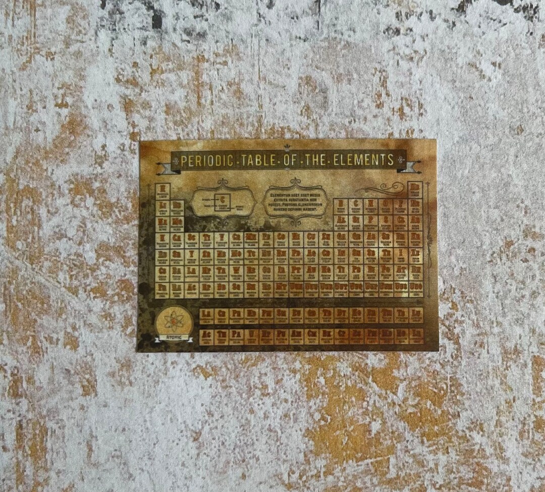 Retiring - Vintage Periodic Table of the Elements - This is Not Life ...