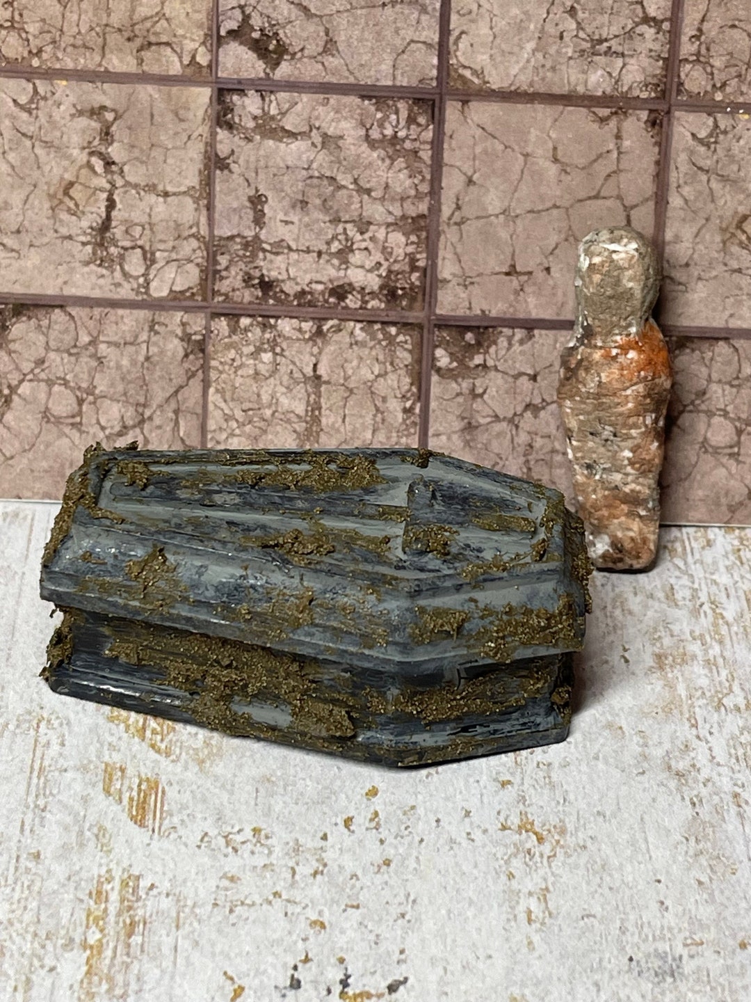 3 Pc Mini Mummy & Dug up dirty Coffin This is Not Life Size. - Etsy