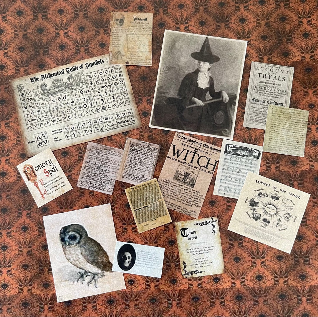 Best Seller 15 Pc Witch Desk & Wall Clutter This is Not Life Size. - Etsy