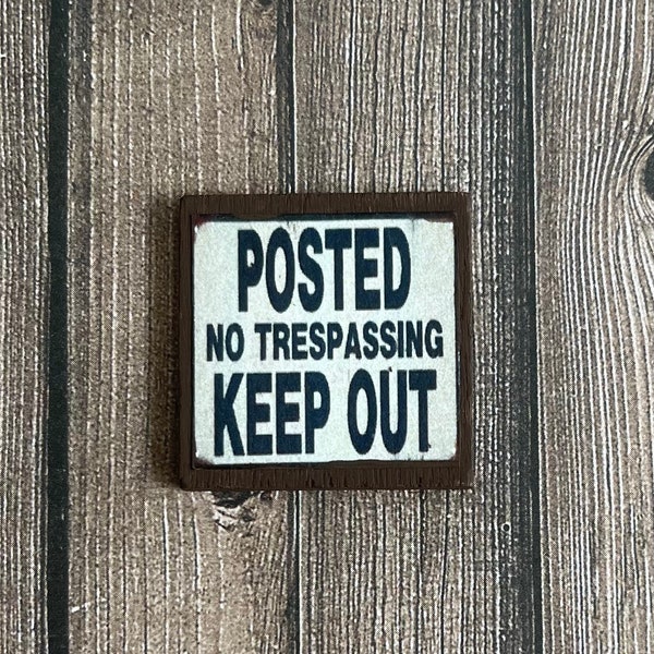 Posted Sign - Etsy