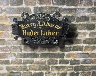 Undertaker Sign - Etsy