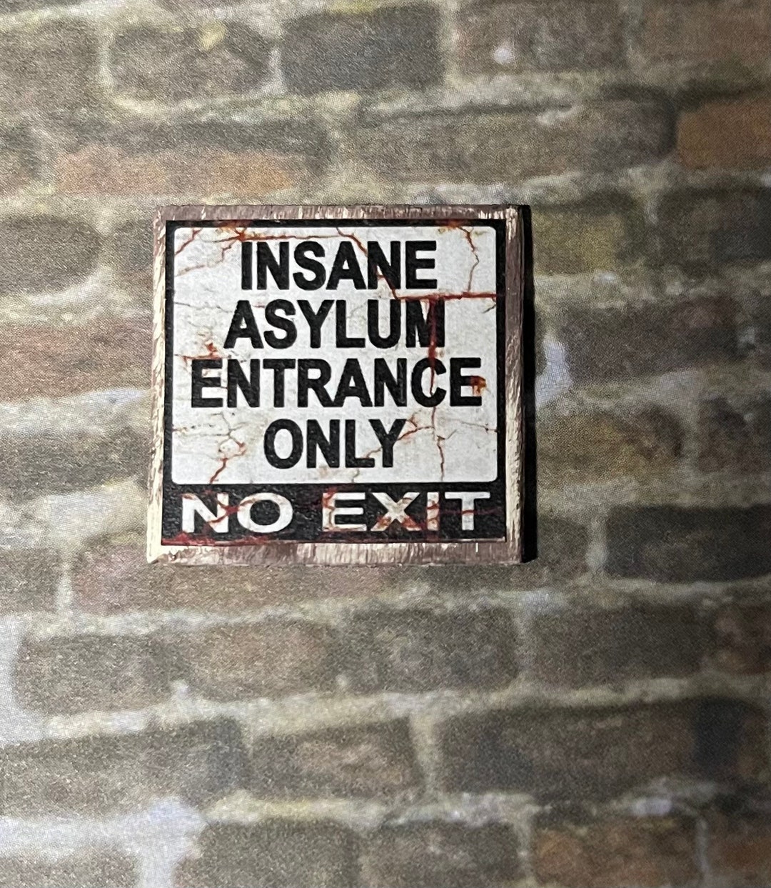 Wood Insane Asylum Entrance Only This is Not Life Size. - Etsy