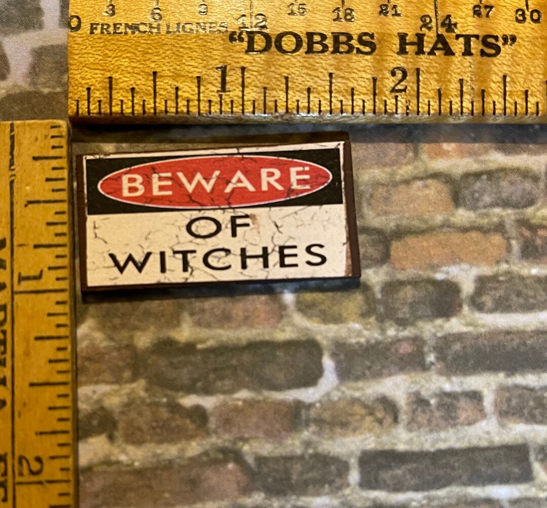 Retiring - Wood Beware of Witches Sign - This is Not Life Size. - Etsy