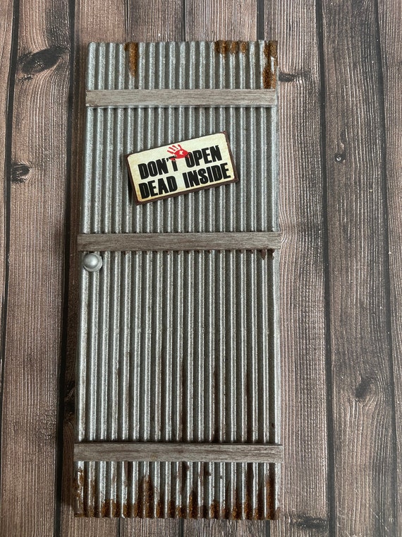 Wood Dont Open Dead Inside Sign This is Not Life Size. - Etsy