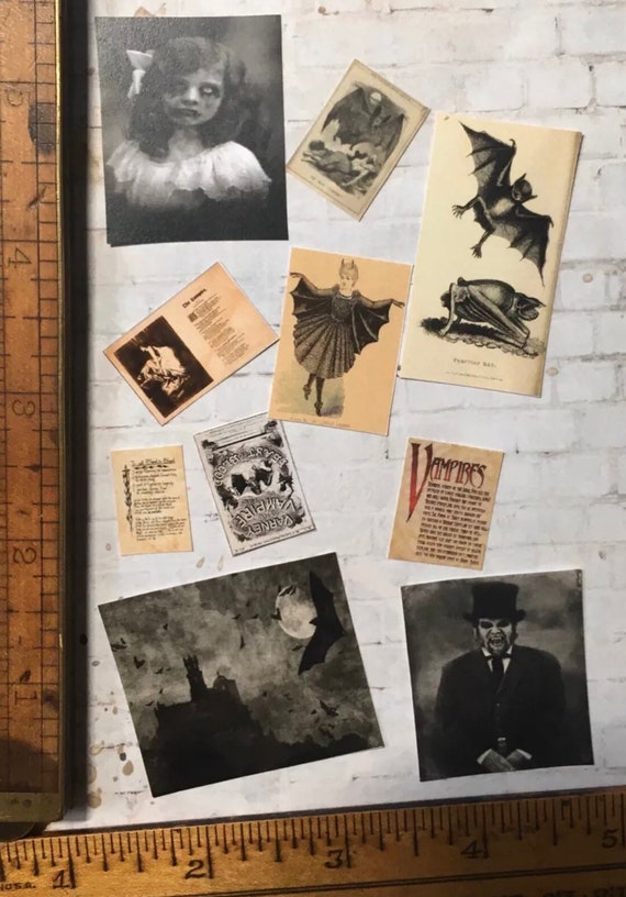 10 Pc Vampire Desk & Wall Clutter This is Not Life Size. | Etsy