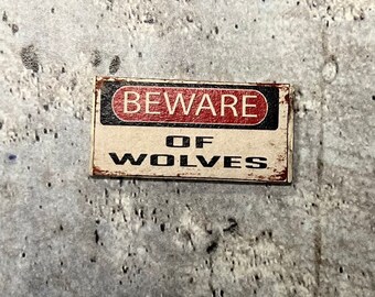 Beware of Wolves Sign - Etsy
