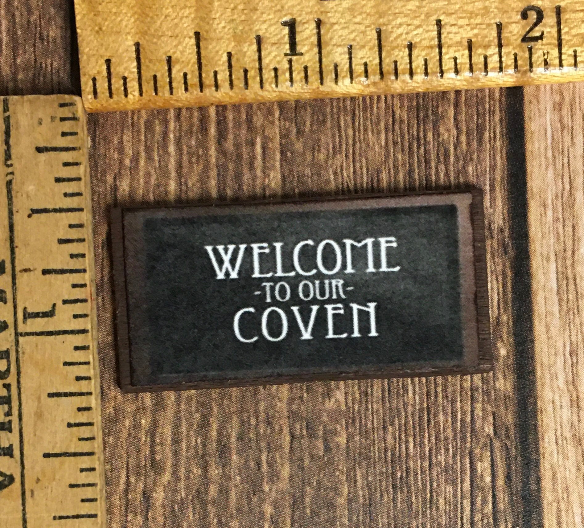 Best Seller Wood Welcome to Our Coven Sign This is NOT | Etsy