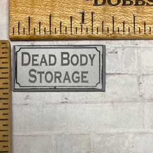 Wood Dead Body Sign This is Not Life Size. - Etsy