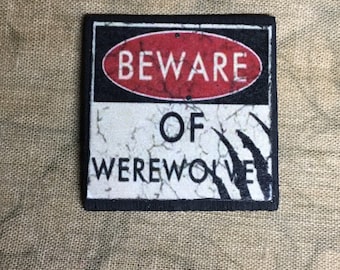 Werewolf Sign | Etsy