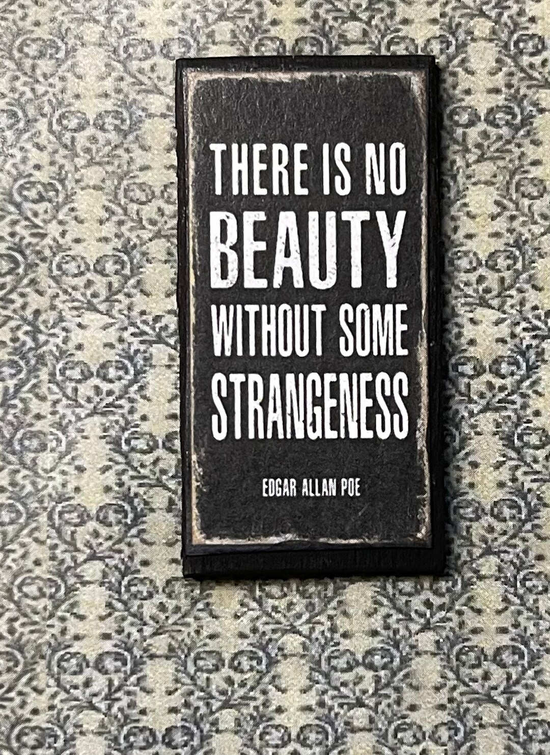 Wood Edgar Allan Poe Sign This is Not Life Size. - Etsy