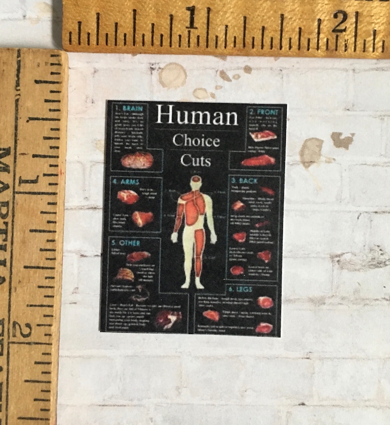 Best Seller Human Butcher Meat Chart This is NOT Life - Etsy