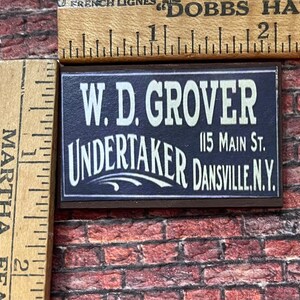 Wood Undertaker Sign (large) - This is Not Life Size. - Etsy