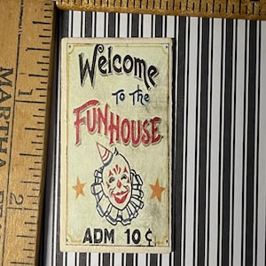 Wood Welcome to the Fun House Sign-this is Not Life Size. - Etsy