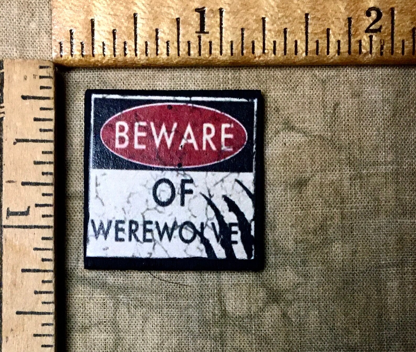 Best Seller Wood Beware of Werewolf Sign This is Not Life - Etsy
