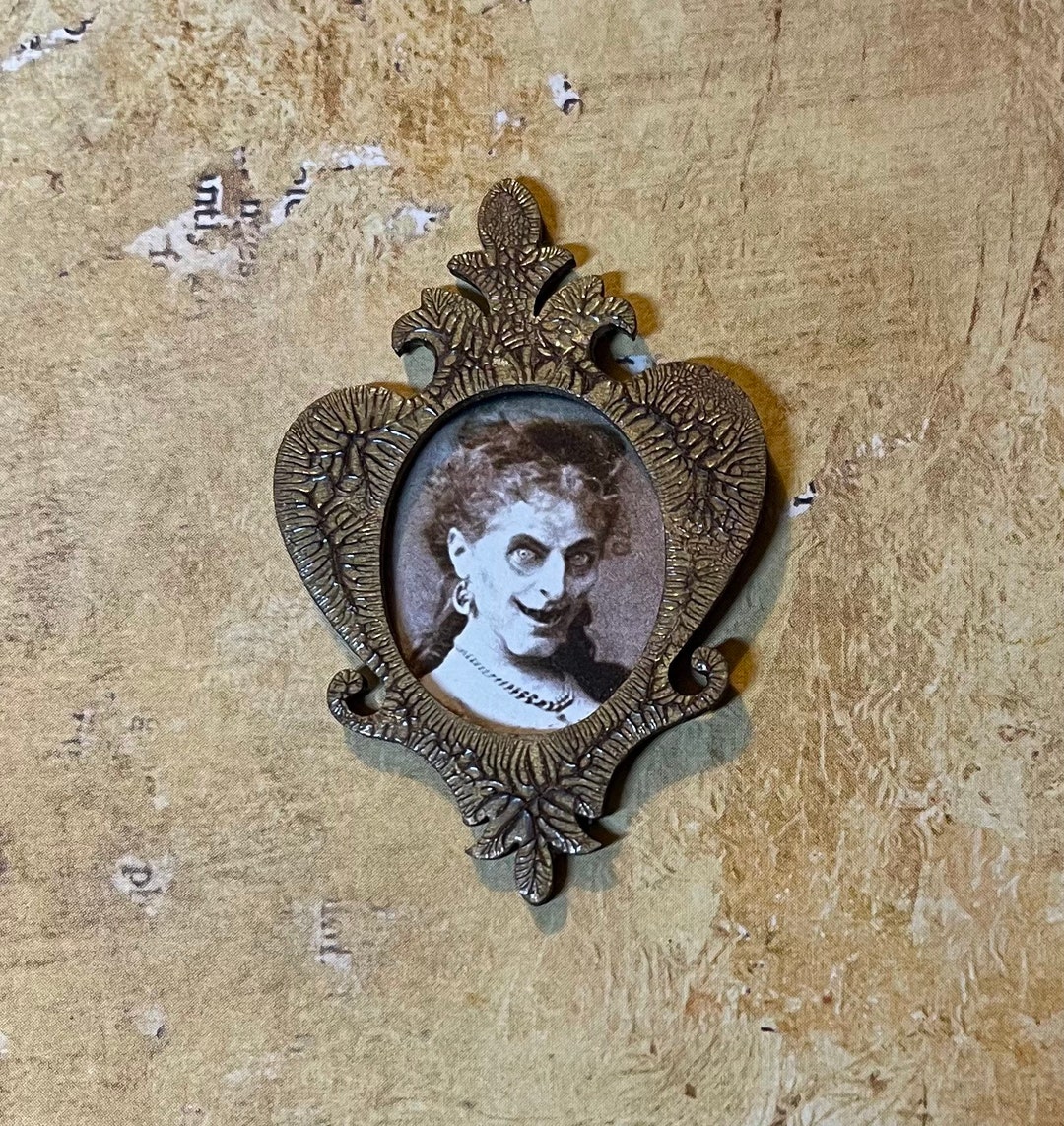 Aged Wood Framed Wicked Woman / Zombie This is Not Life Size. - Etsy