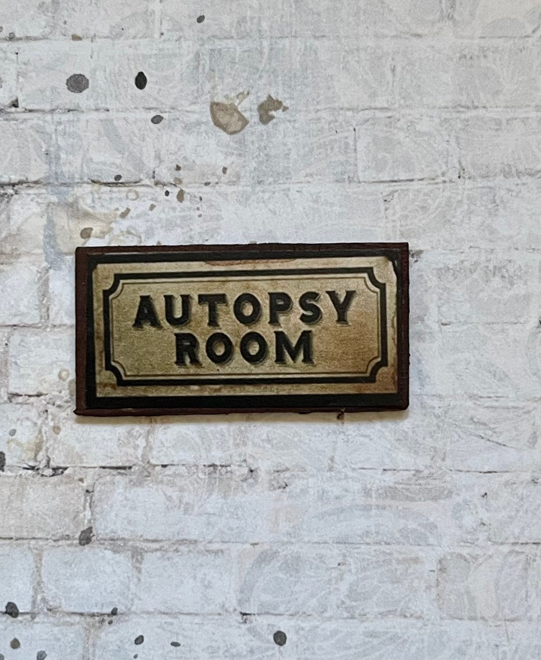Best Seller - Wood Autopsy Sign (large) - This is Not Life Size. - Etsy