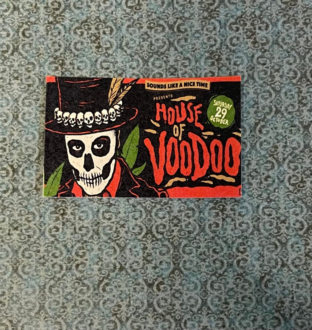 Voodoo Poster This is Not Life Size. - Etsy