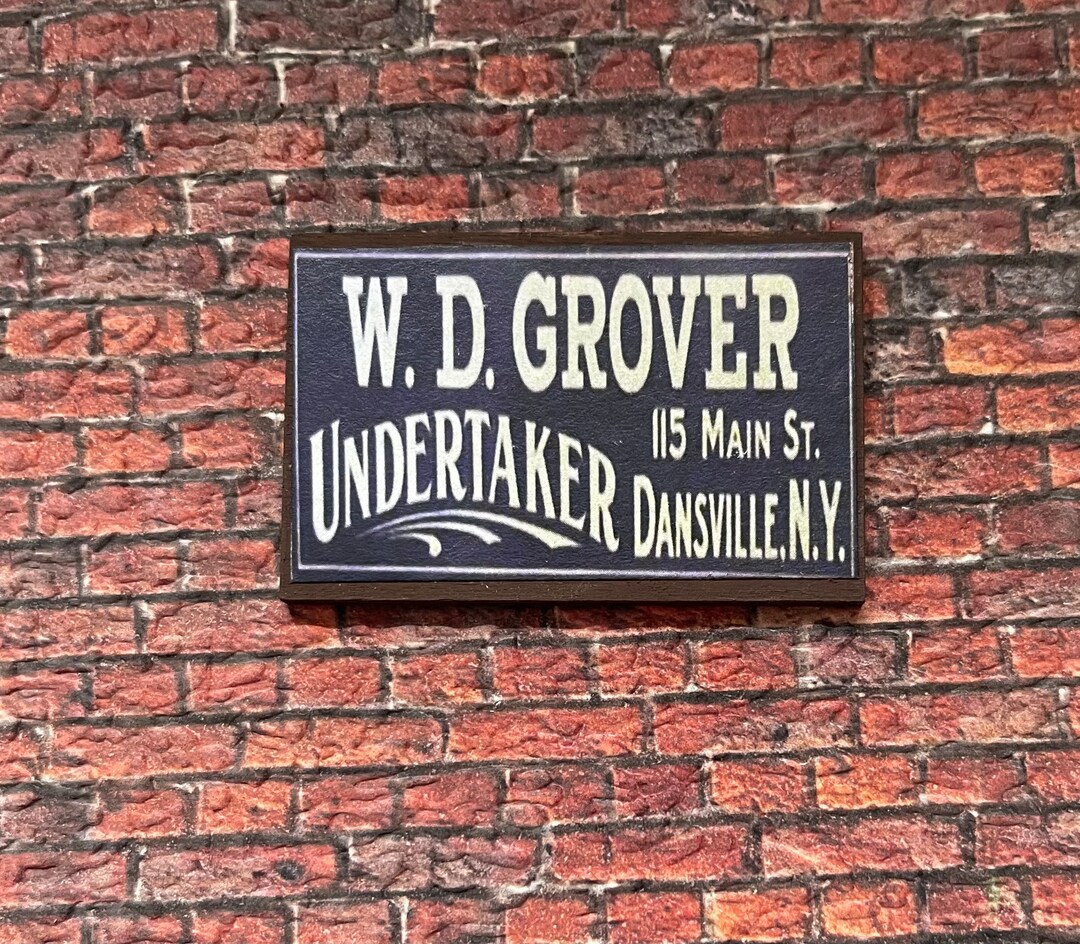 Wood Undertaker Sign (large) - This is Not Life Size. - Etsy