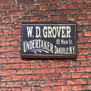 Wood Undertaker Sign (large) - This is Not Life Size. - Etsy