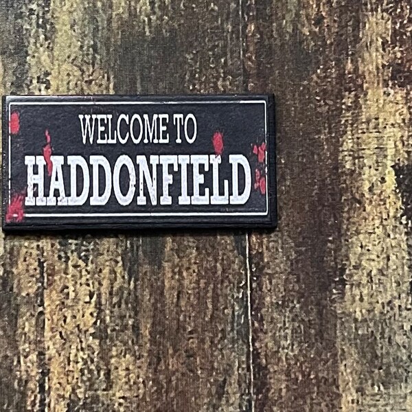 Haddonfield Sign - Etsy