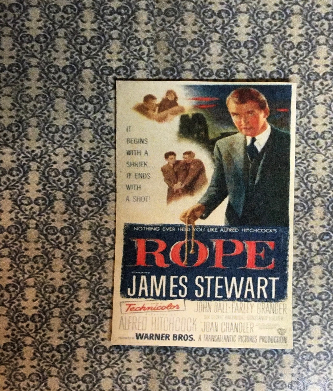 Retiring - Alfred Hitchcock -the Rope Movie Poster -this is Not Life ...