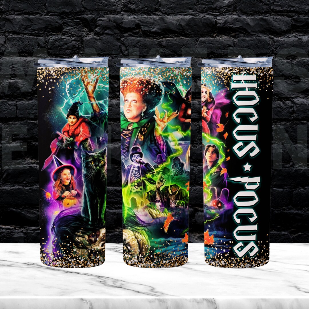 Magical Hocus Pocus 20oz Stainless Steel Tumbler Spellbinding Gift ...