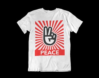Peace t shirt | Etsy