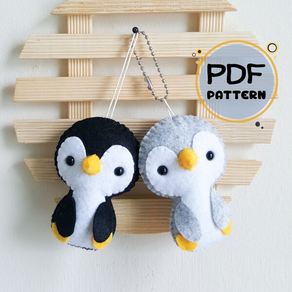 Felt Penguin Ornament - Etsy