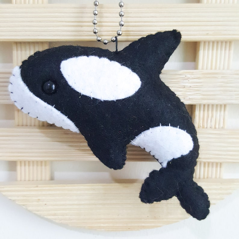 Orca Felt Sewing Pattern, PDF Felt Pattern, Easy Sewing Tutorial, Sea ...