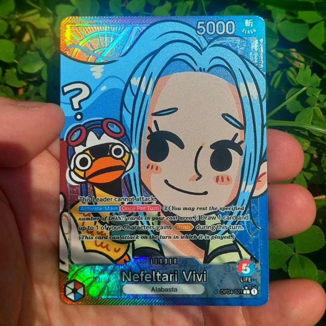 Nefeltari Vivi - Custom Leader OPTCG - Etsy