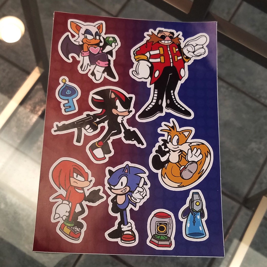 Sonic Adventue 2 Sticker Sheet - Etsy
