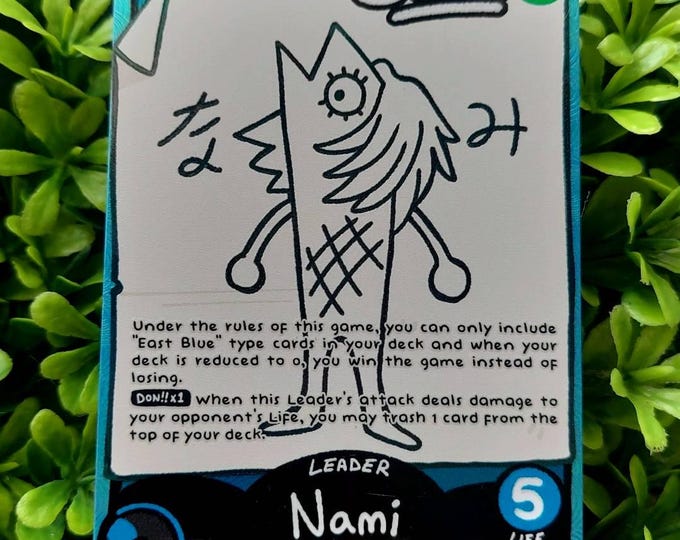 Mermaid Nami - Custom Leader OPTCG - Etsy