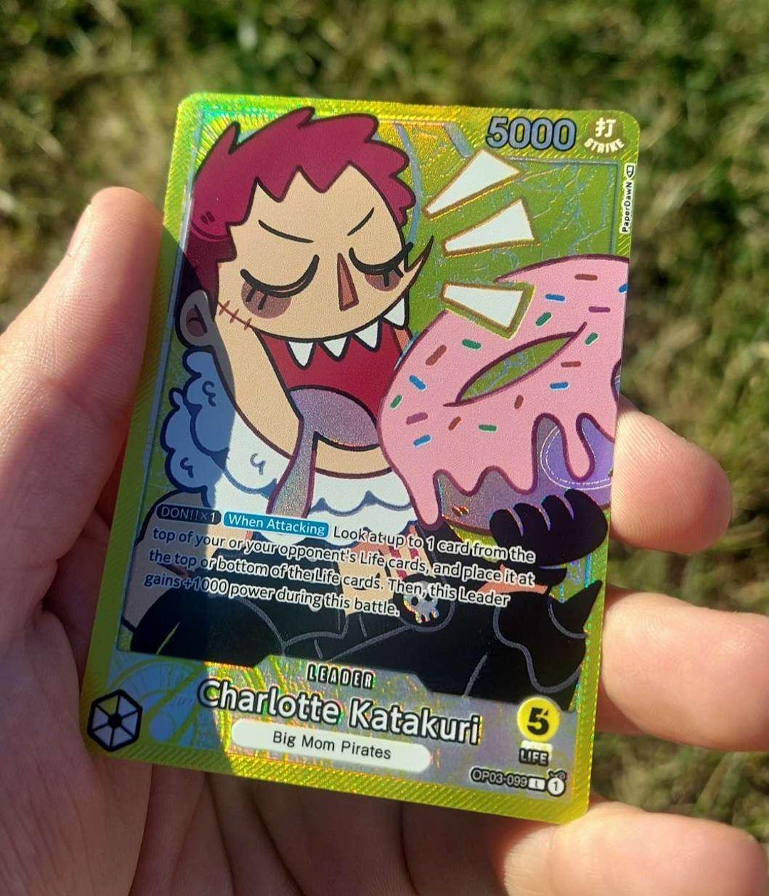 Charlotte Katakuri - Custom Leader OPTCG - Etsy