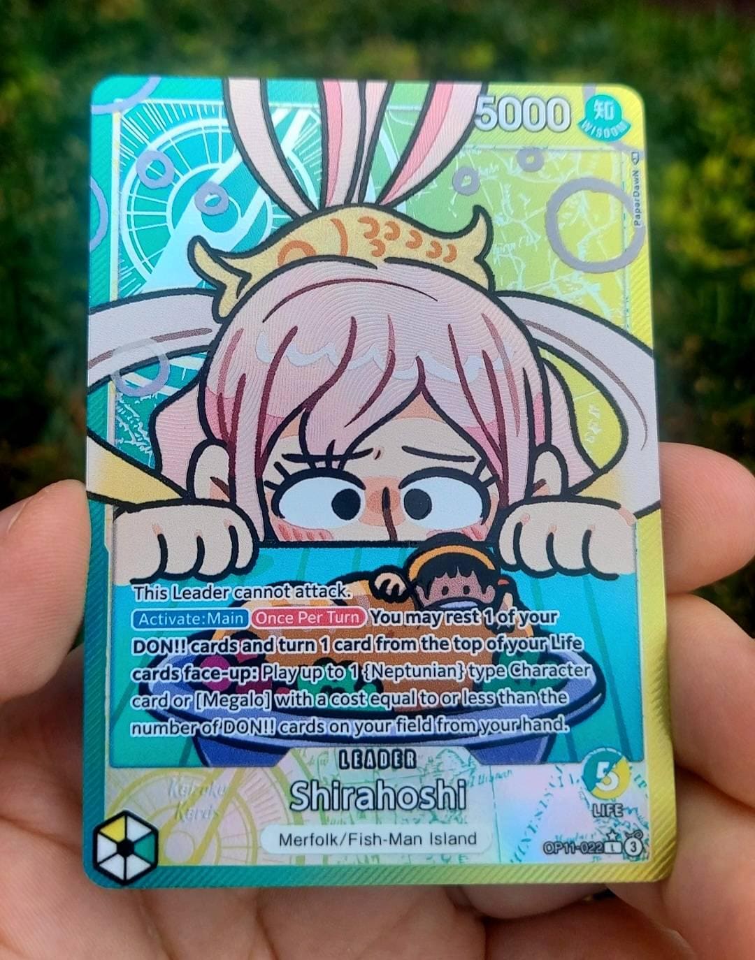 OP11 Shirahoshi - Custom Leader OPTCG - Etsy