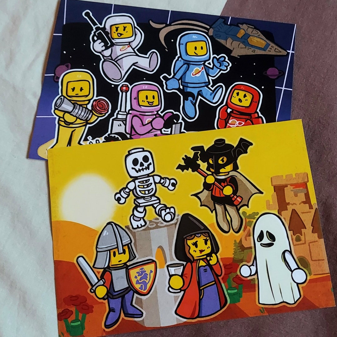 Classic 90's Lego - 5x7 Print/postcard - Etsy