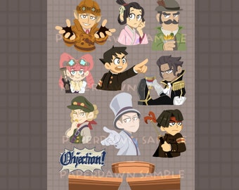 Great Ace Attorney | Etsy
