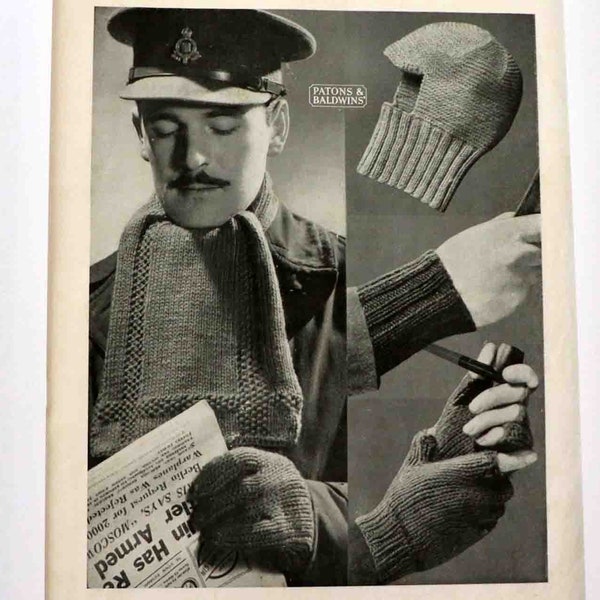 Vintage Ww2 Knitting Patterns - Etsy