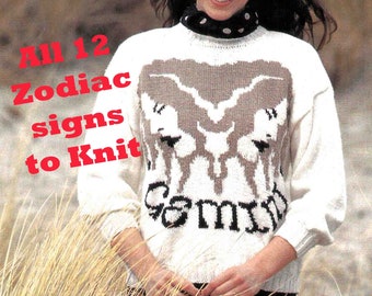 Zodiac Sign Sweater - Etsy