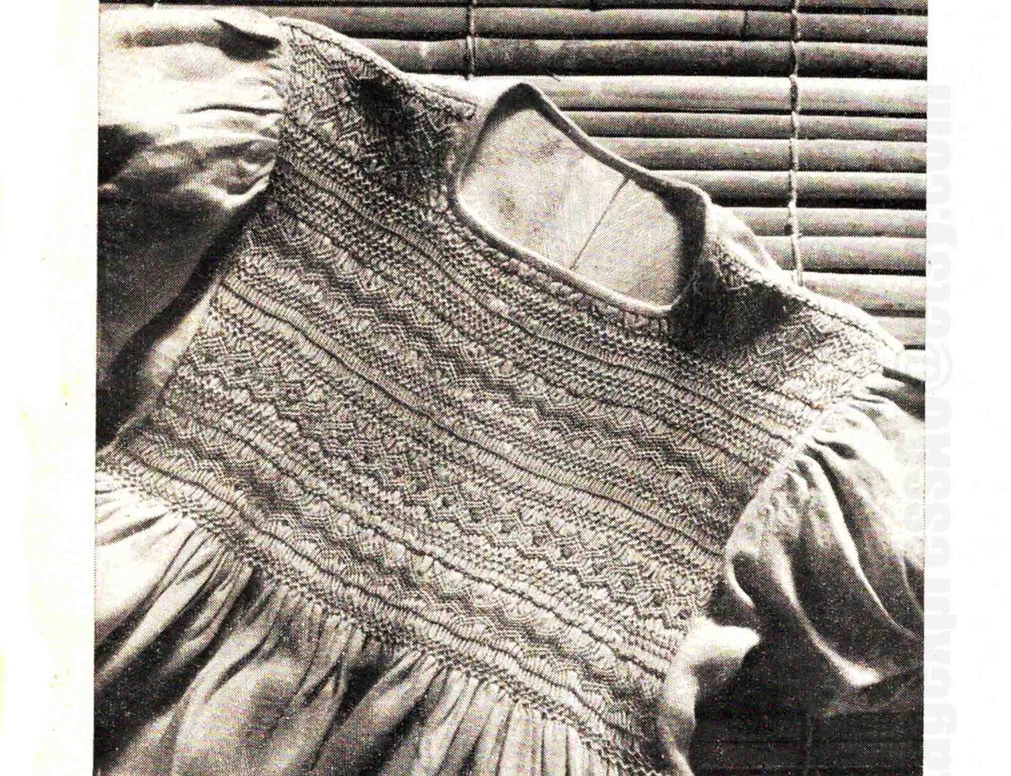 Smocking 26 Pages Patterns Designs Stitches Methods in ENGLISH Complete ...
