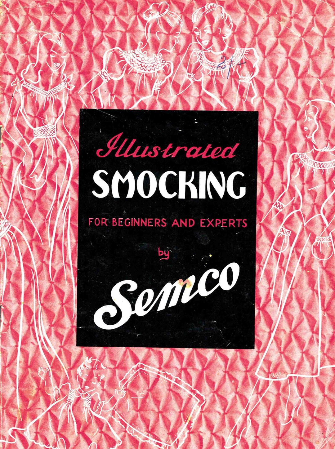 Smocking Illustrated COMPLETE Book 20 Pages Semco Vintage 1950s ...